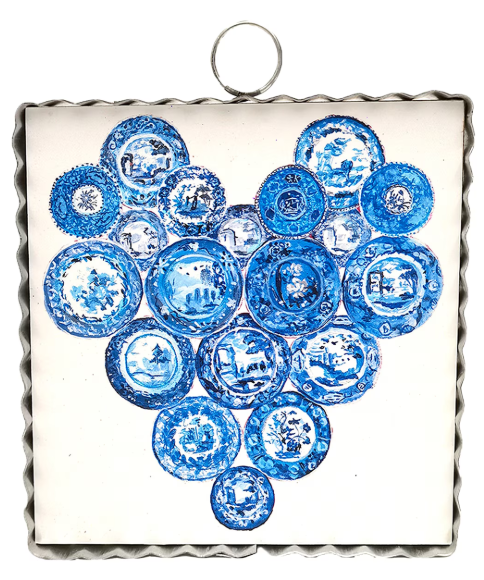 Blue Plate Heart Gallery – Jentrie Home Decor Store